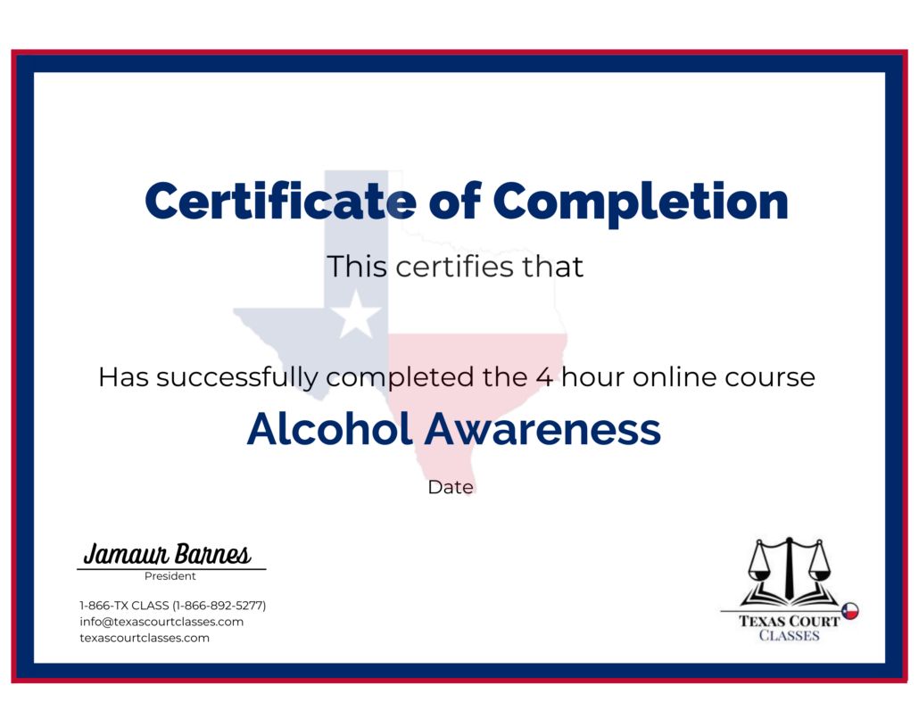 TCC-Alcohol-Awareness-Certificate - Louisiana Court Classes